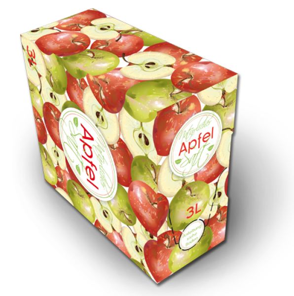 BAG-in-BOX Karton SERIE TOP - Apfel | 3 Liter - EuroBox